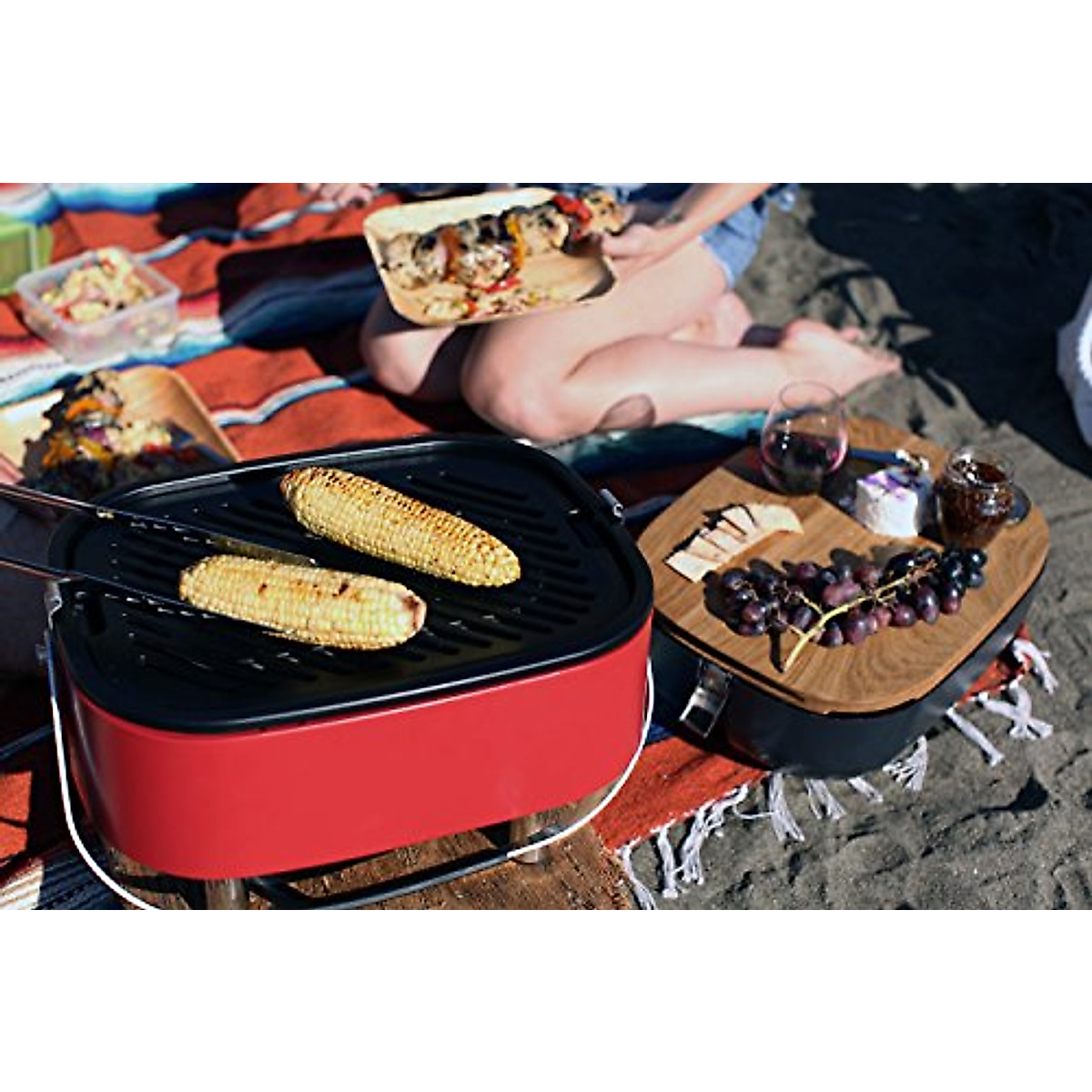 Cuisinart CGG-750 Portable, Venture Gas Grill, Red
