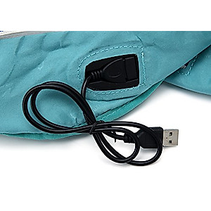 Canvaslove Canvas 15.6 inch Waterproof laptop backpack with USB Charging Port and Massage Cushion Straps for laptop up to 15 inch Men Women Outdoor Travel Backpack (Lotus)