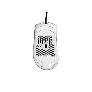 Glorious Gaming Mouse - Glorious Model D Honeycomb Mouse - Superlight RGB PC Mouse - 68 g - Matte White Wired Mouse
