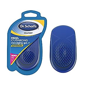 Dr. Scholl's Heel Cushions with Massaging Gel Advanced // All-Day Shock Absorption and Cushioning to Relieve Heel Discomfort (for Women's 6-10, Also Available for Men's 8-13)
