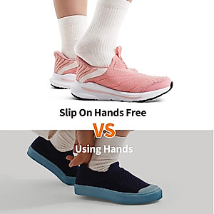 DREAM PAIRS DREAM PAIRS Boys Girls Shoes Kids Tennis Slip on Running Athletic Walking Sneakers for Little/Big Kid Pink Size 2 Little Kid SDRS2334K