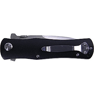 World's Best Brother Folding Pocket Knife - Great Gift for Birthday, or Christmas Gift for a brother (Black Handle)