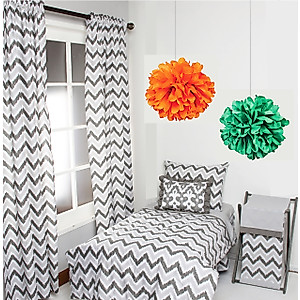 Bacati Ikat Zigzag Grey Hamper