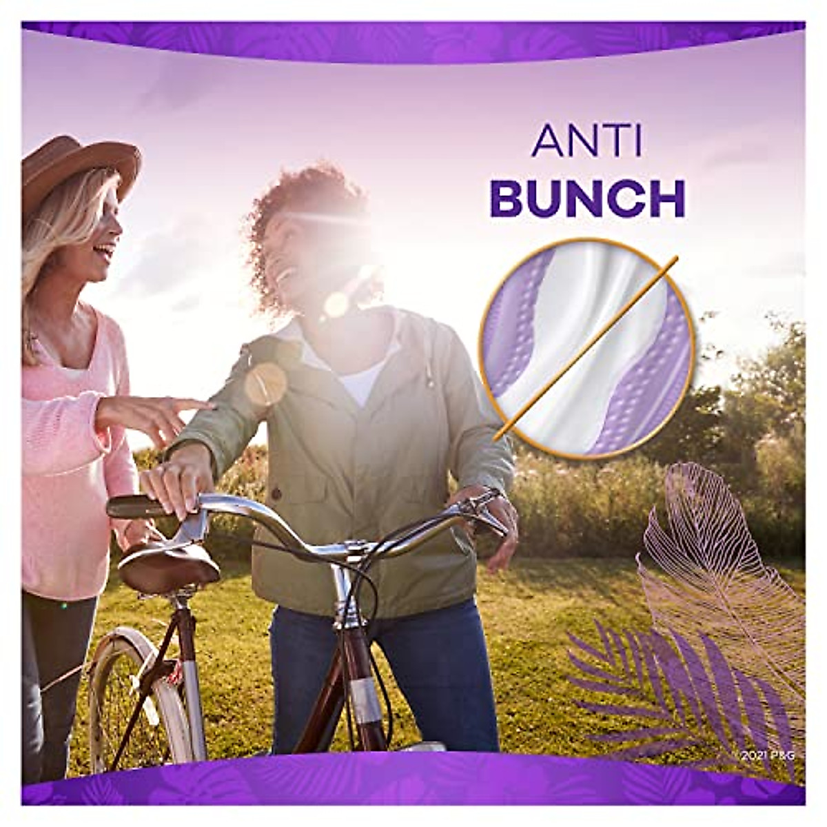 Always Anti-Bunch Xtra Protection Daily Liners Long Unscented, Anti Bunch Helps You Feel Comfortable, 108 Count