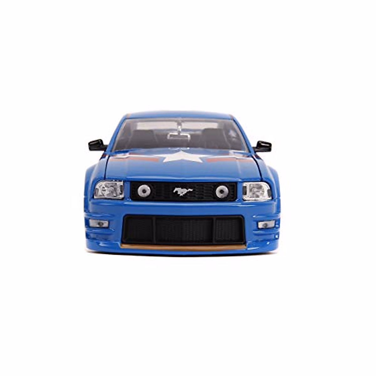 Jada 1:24 Diecast 2006 Ford Mustang GT with Captain America Figure