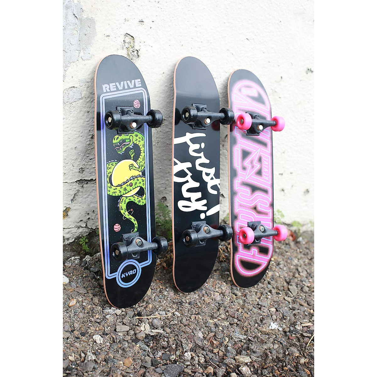 Mini Skateboards for Kids & Adults Braille Skateboarding 11” First Try Pro Fingerboard Hand Skateboard Toy Set, Handboard Finger Board + Real Tools, Deck Grip Tape, Adjustable Hardware, Wheels, Trucks