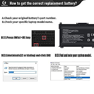 TF03XL 920070-855 920046-421 Battery for HP Pavilion X360, TF03041XL Battery Replacement for HP Laptop 14-CD 14M-CD 15-CC 17-AR Series 14M-CD0003DX 15-CC563ST 15-CC023CL 17-AR050WM HSTNN-UB7J
