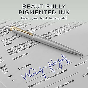 Parker Quink flow Ballpoint Pen Ink Refills, Medium Tip, Blue, 3 Count