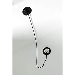 Kingston Brass CC2095 Brass Claw Foot Bath Drain, Oil Rubbed Bronze,27"