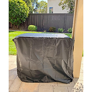 YZNKLXF Prep Table Cover for 52 Outdoor Table With Pockets,Outdoor Prep Table Cover 52.3''L x 24.4''W x 35''H