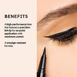 Winky Lux Meowza Liquid Eyeliner - Long-Lasting Black Eyeliner, Eyeliner Liquid Liner Black, 0.16 oz