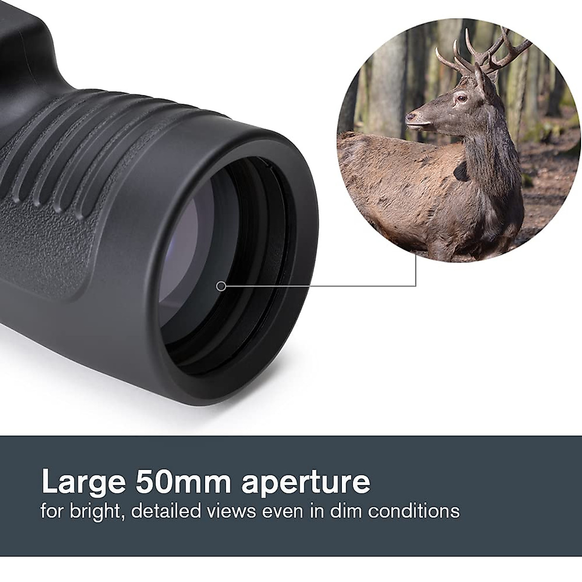 Popular Science by Celestron Outland X 12x50mm Monocular with Tripod, Smartphone Adapter, and Bluetooth remote