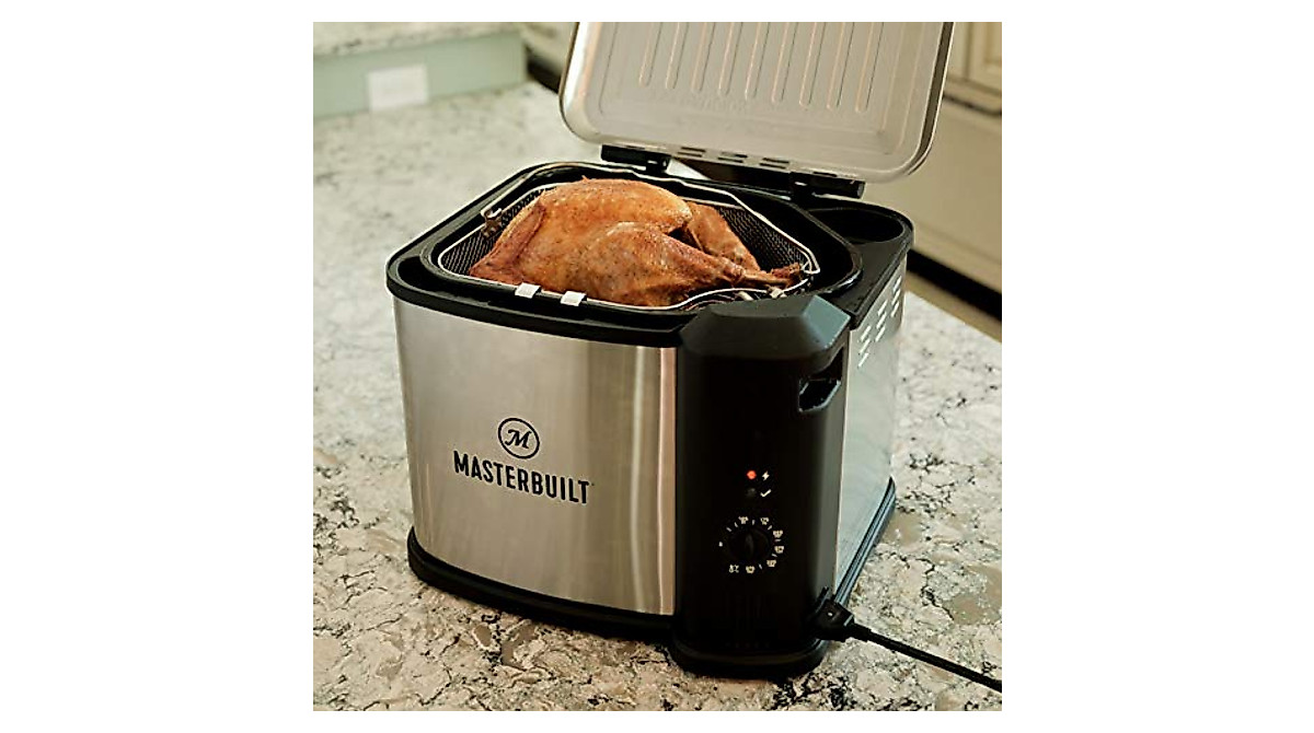 Masterbuilt Butterball XL 10L Electric 3-in-1 Fryer & Steamer