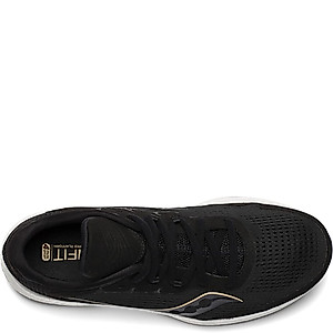 Saucony Women's Freedom 4 Running Shoe, Black/Sunset, 7