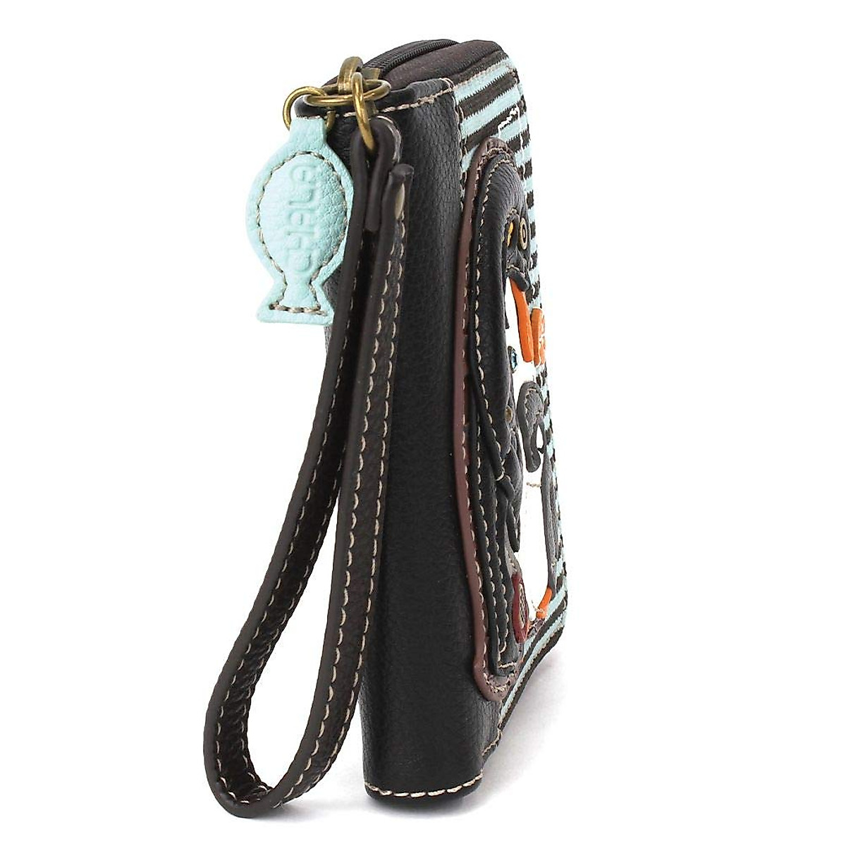 Chala Handbags Penguin Zip-Around Wristlet Wallet