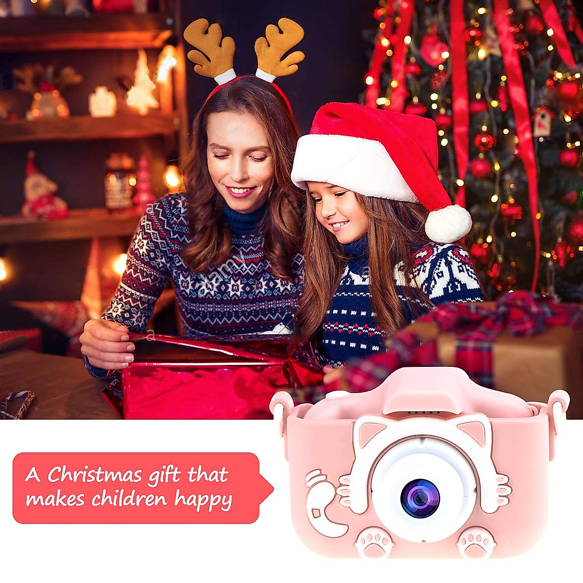 Kids Camera for Girls/Boys, 3-9 Year Old Toys for Girls/Boys, Christmas Birthday Gift for Age 6-9 Girls/Boys Kids Digital Dual Camera, Selfie Camera for Kids, 32GB Memory Card