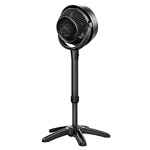 Vornado 683 Medium Pedestal Whole Room Air Circulator Fan, 3 Speed Control, Adjustable Standing Height, 32 to 38 Inches, Black