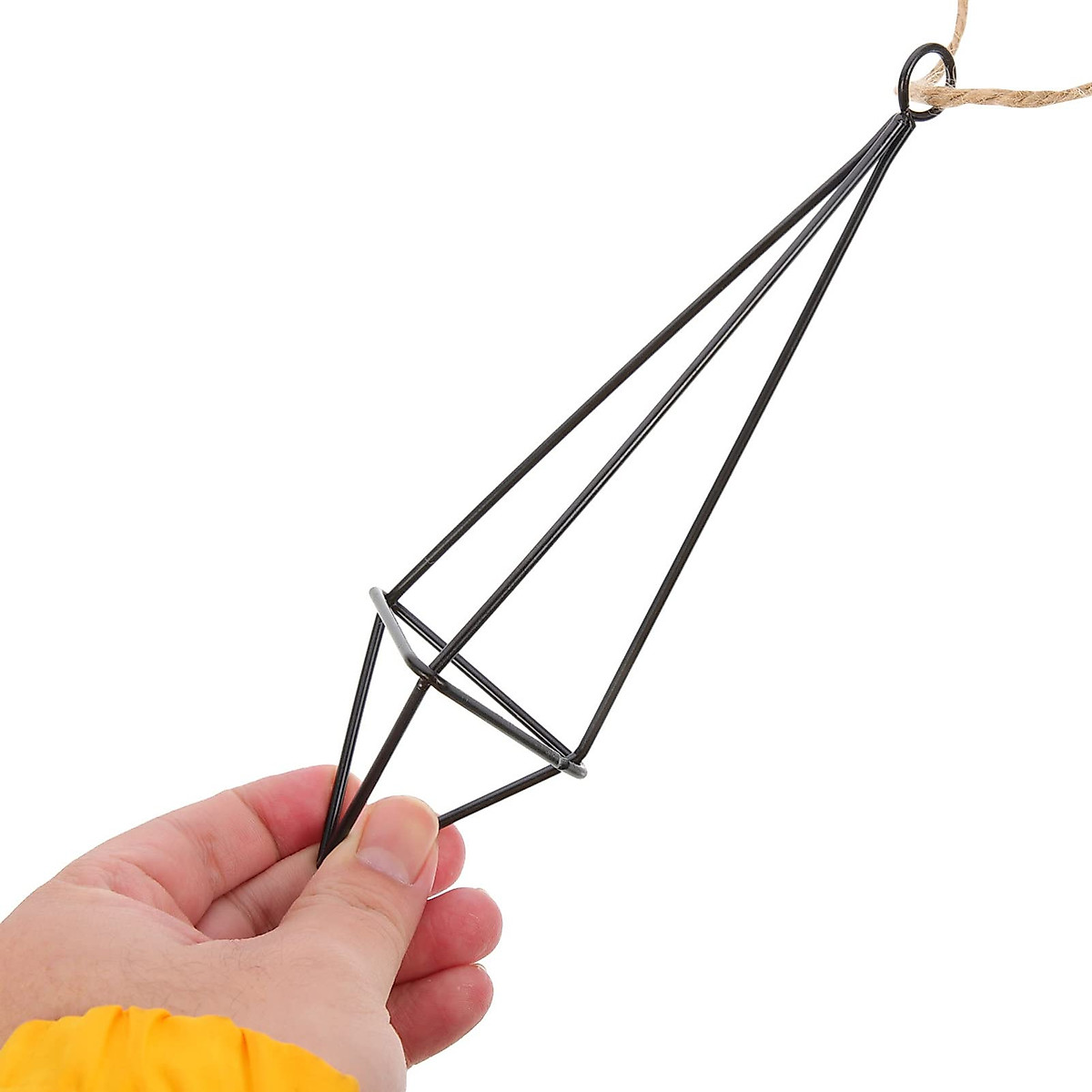 UPKOCH 8 Pack Geometric Plant Hangers Air Plants Hanging Metal Air Plants Holders Pot Container Decoration