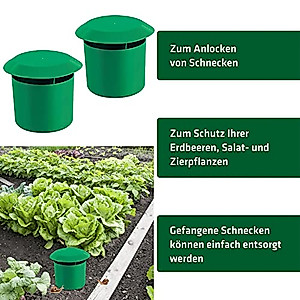 Snail Trap,Snail Cages Snail Trap with Roof - Snail Catch Box Durable and Reusable Slugs Trap Plant, Useful Garden Tools Aquarium Fish Tank Accessories