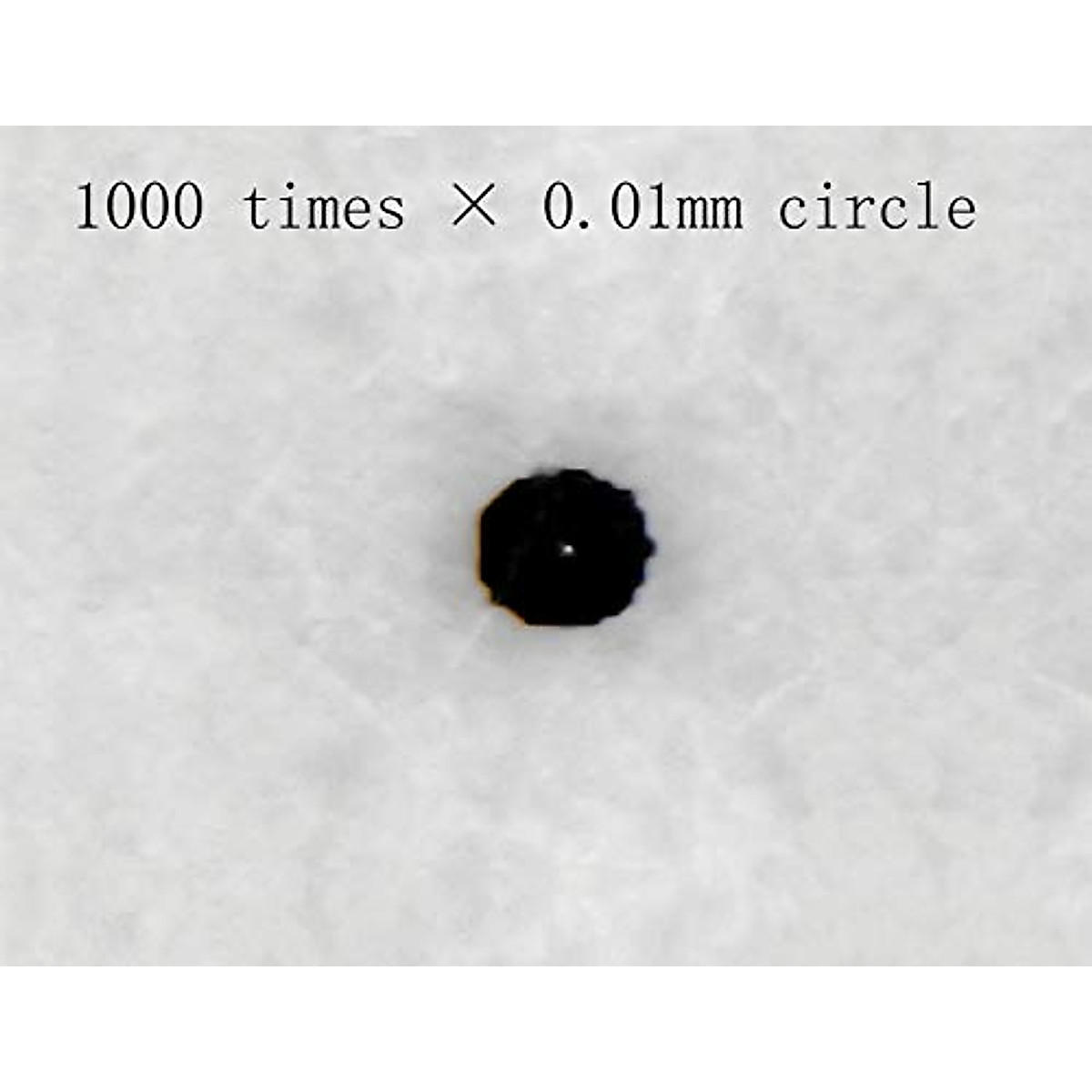 High Precision 1 Micron SEC Size Estimation Chart Transparency Defect Diameter Area Measure 1/5/10 Pieces Pack (1, 3)