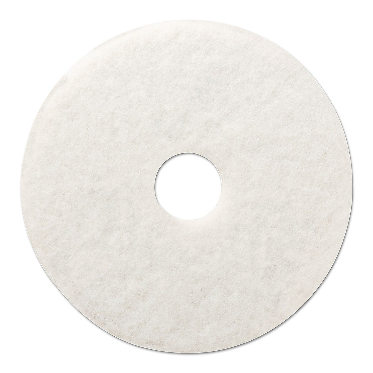 16" Standard Floor Pads, White, 5/Pack