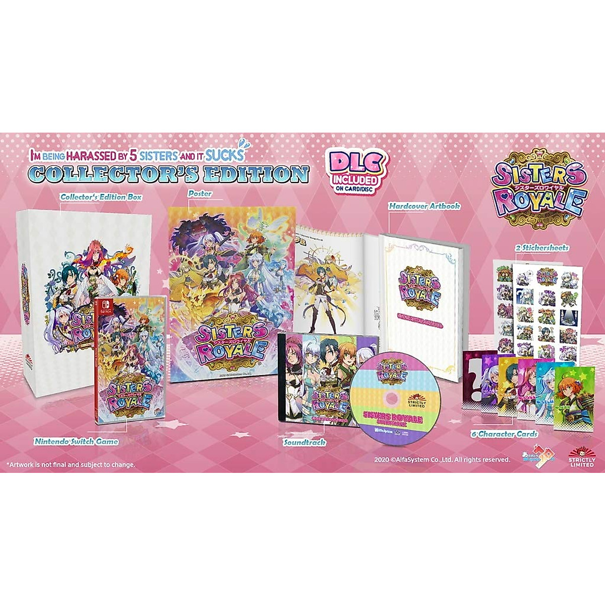 Sisters Royale: Five Sisters Under Fire - Collector's Edition - Strictly Limited Games - Nintendo Switch