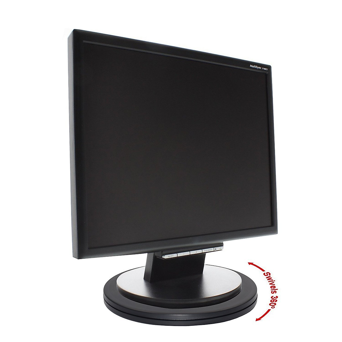 TamBee 8 inch Lazy Susan Turntable Organizer Acrylic for Spice Rack Table Cake Kitchen Pantry Decorating Black