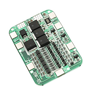 BMS 6S 15A 22V 24V Protection Board Lithium Battery Charger PCB Protection Board Overcharge/Overdischarge/Overcurrent/Short Circuit Protect for Li-ion Cell