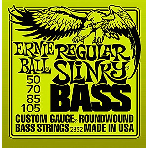 Ernie Ball 2832 Regular Slinky Round Wound Bass Strings 2 Pack