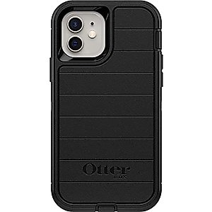 OtterBox Defender Series Rugged Case for iPhone 12 Mini - Case Only - Bulk Packaging - Black - with Microbial Defense