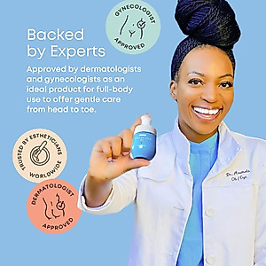 Bushbalm Ingrown Hair Oil - Helps with Ingrown Hair, Underarm Bumps, Soothes Skin, Razor Bumps and Post Shave Redness, 30 ml - Nude Oil