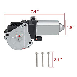 JDMON 676061RV Entry Step Motor Replacement for Kwikee Step Motor Compatible with 1101428,214-1001 Stair Entry Step Gear Motor