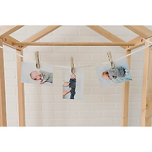 GREENLEAF CLASSICS Super Tough Clothespins. Heavy Duty and Durable. Great for Hanging up Laundry, or Multipurpose Around The House. (Tan) Set of 24