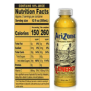 AriZona Rx Energy, 20 Fl Oz (Pack of 24)