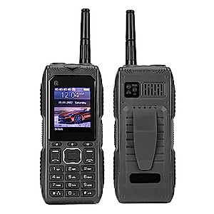 PUSOKEI Unlocked Phone, 2G Cell Phone Four Card Four Standby, Mobile Phone with Antenna, Easy to use, Ultra Long Standby, Big Button 2400mAh (Black)