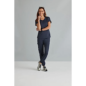 BARCO Grey's Anatomy Spandex Stretch Direct - Dash Scrub Jogger for Women Medium Regular Black