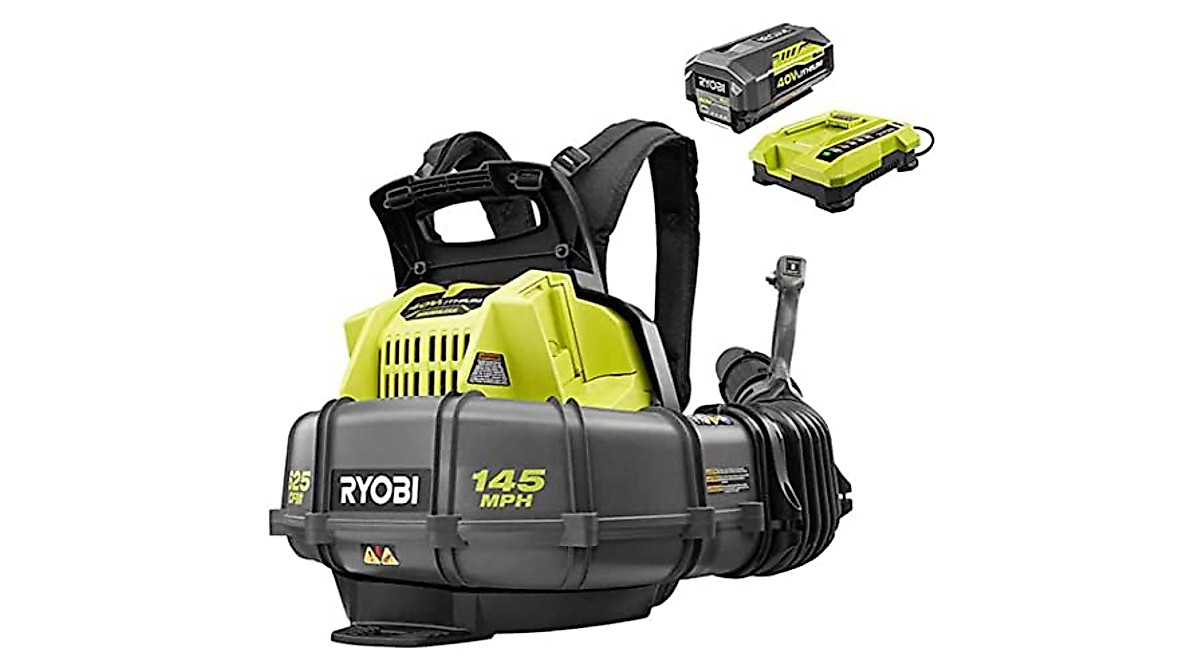 RYOBI 40V Backpack Leaf Blower – Powerful & Quiet
