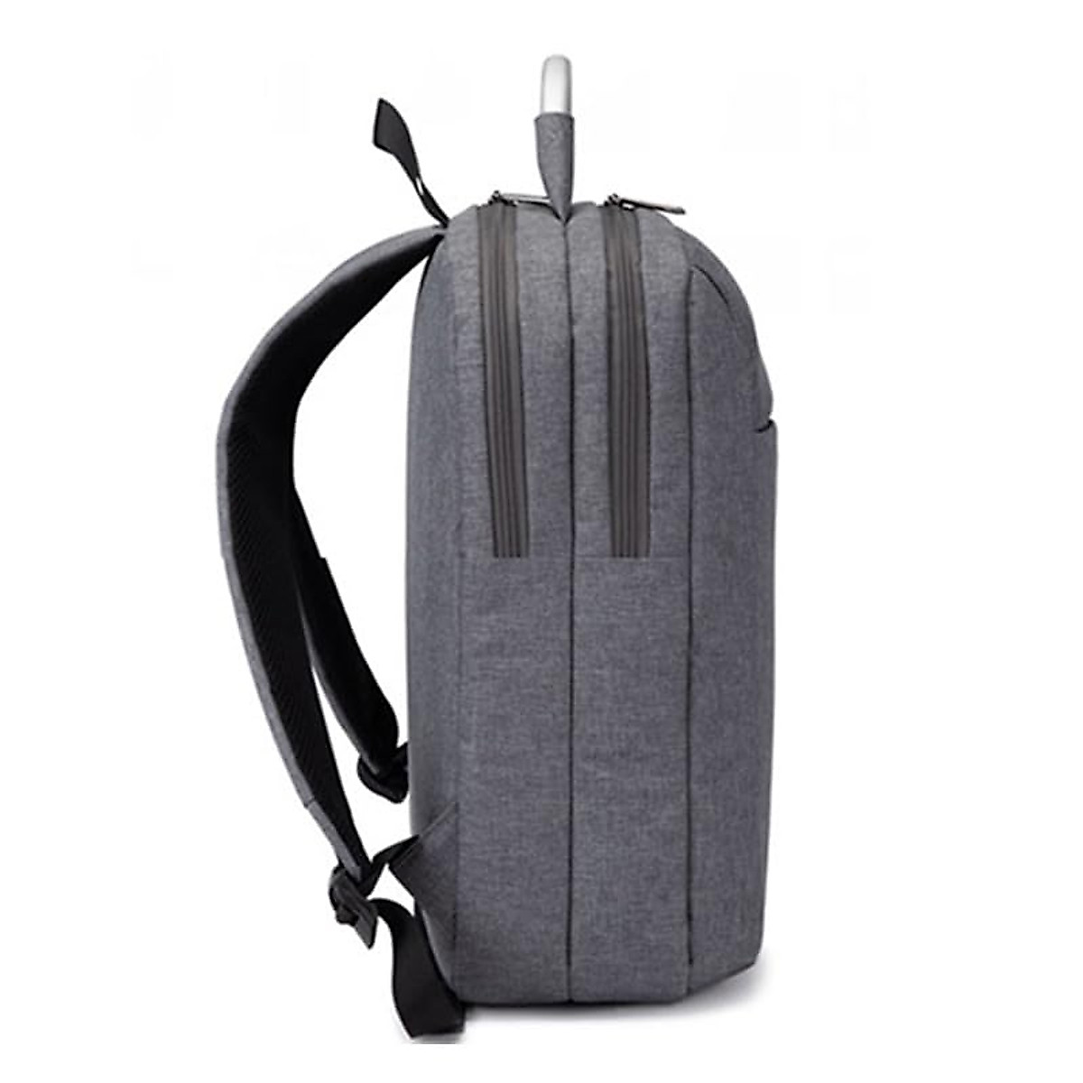 Custom Backpack Laptop Stylish Personalized Back Pack for Teen Women Men (Grey)