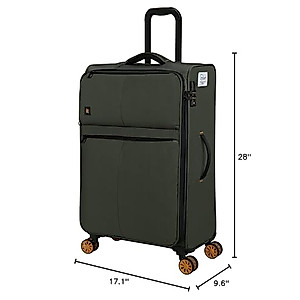 it luggage Lykke 28" Softside Checked 8 Wheel Spinner, Rifle Green