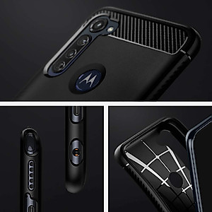 Spigen Rugged Armor Designed for Moto G Stylus Case (2020) / Designed for Moto G Pro Case (2020) - Matte Black