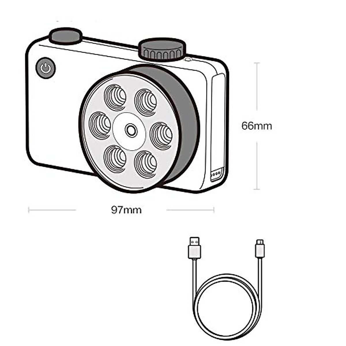 LKYBOA Pocket Camera Men's and Women's Birthday Entry-Level Portable Mini Gift New Year Set Baby HD (Color : A)