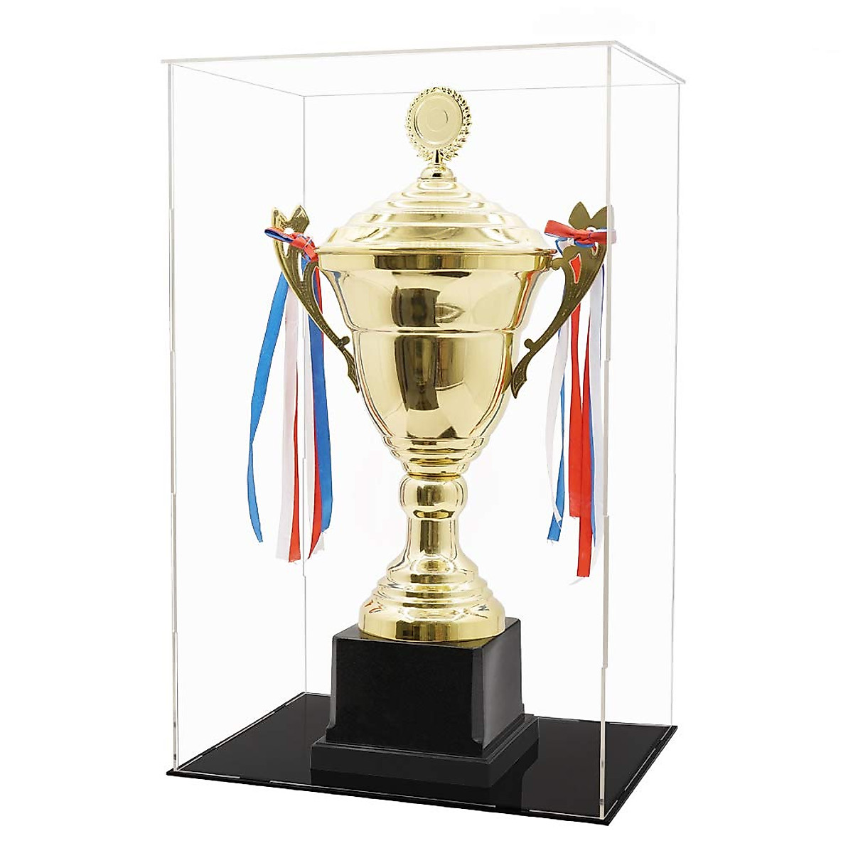 Odoria Clear Acrylic Assembly Required Display Box Case 20" High Figure Display Dustproof