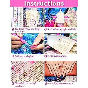 CHANGBAISHAN 5D Diamond Painting Kits for Adults and Kids - Full Drill Diamond Painting 12''×16'' - Crystal Rhinestone Diamond Art Kits for Beginners - Home Wall Decor