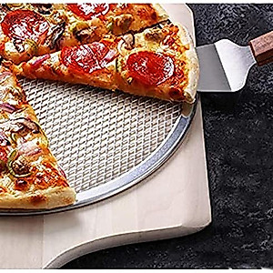 WSHA 1Pcs 6-22 inch Pizza Baking Screen, Aluminum Alloy Seamless Pizza Crisper Tray Non Stick Mesh Baking Tray for Oven, BBQ, Cookware,22inch