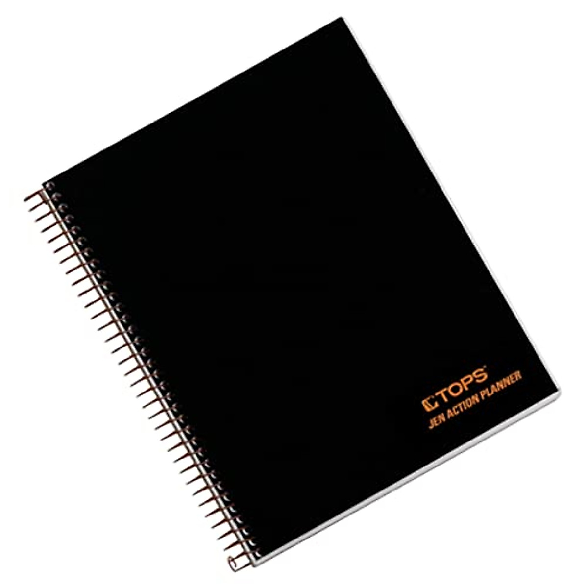 TOPS Products Aion Planner, Side Wirebound, 8-1/2"x6-3/4", 100 Sheets, Black (TOP63828)