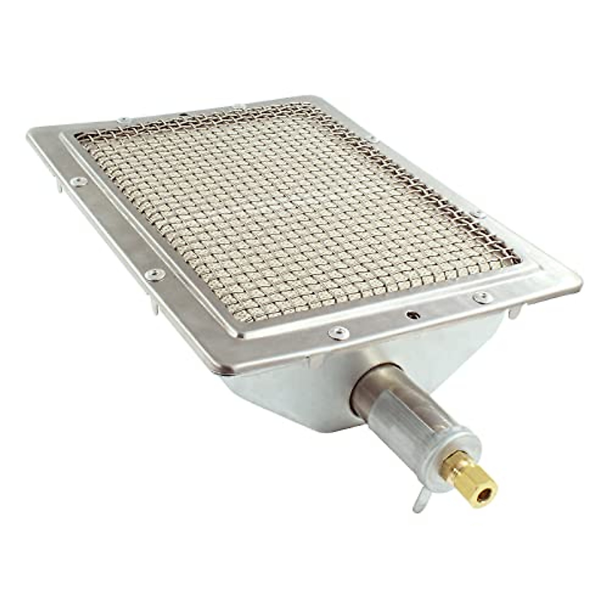 MOFLAME Ceramic Infrared DIY Heating Gas Burner with Gas Intake Nozzle Parts for Outdoor Indoor Heater, BBQ Stove.Oxyhydrogen Burner