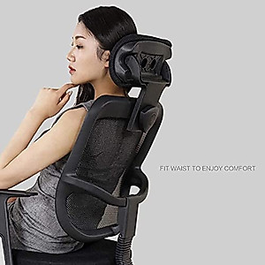 MayNuo Chair Lifting Swivel Chair Office Desk Chair Mesh Backrest Ergonomic Computer Chair Leisure Chair Cushion Chair Game Chair/Blue