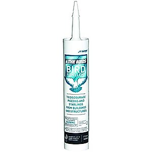 JT Eaton 666N 4 The Birds Bird Repellent Gel, 10oz Caulking Tube (Pack of 12)