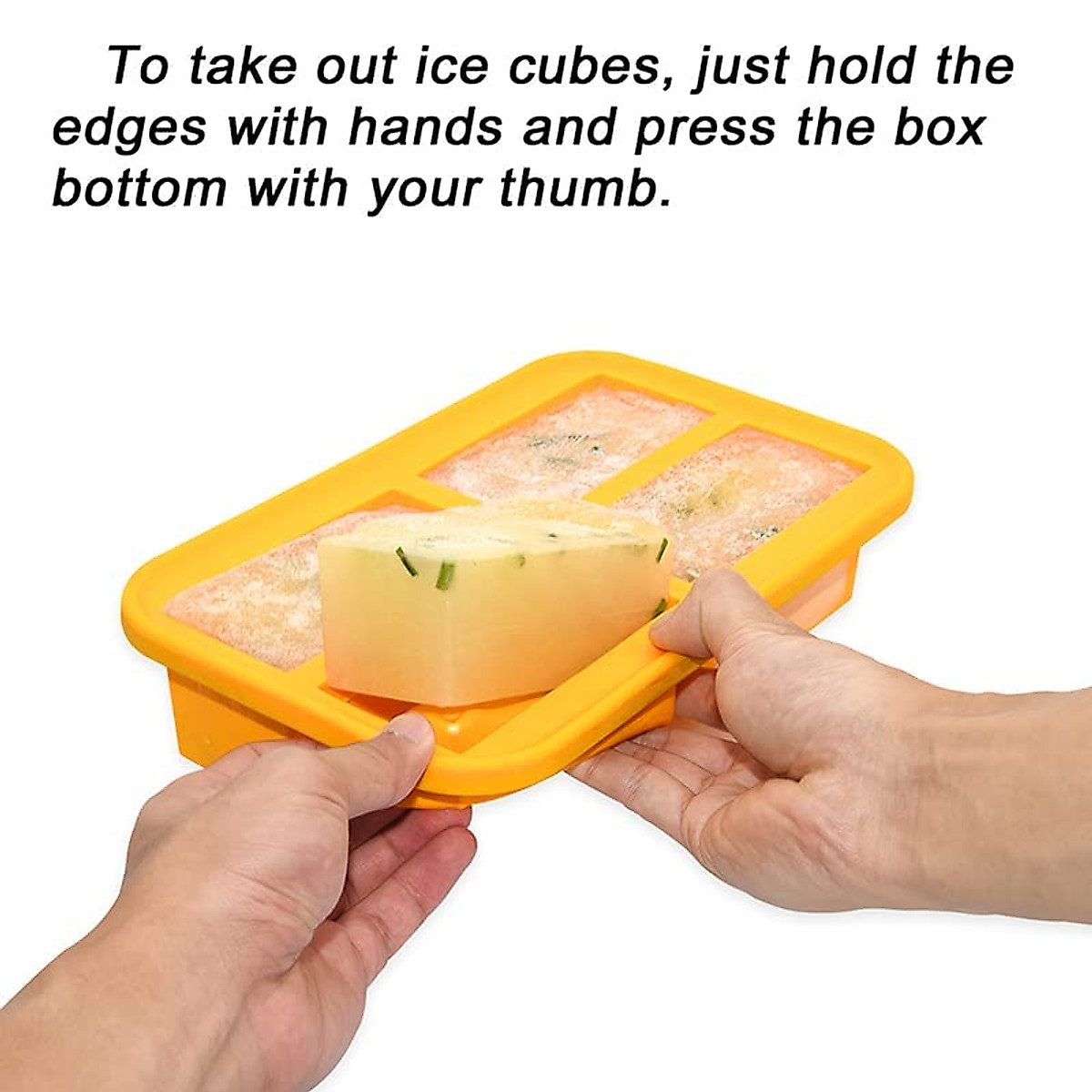 (2 Pack) Silicone Soup Freezer Molds With Lids & Measurement Lines, Makes 1 Cup Portions, Food Freezing Storage Containers, Soup, Pasta Sauce, Broth. Large Ice Cube Trays & Food Freezer Molds (2 Pack)