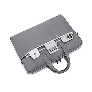 canvaslife Pattern 15 inch Canvas Waterproof Laptop Shoulder Messenger Bag for 14 inch to15.6 inch Laptop 15 Laptop Case (grey)